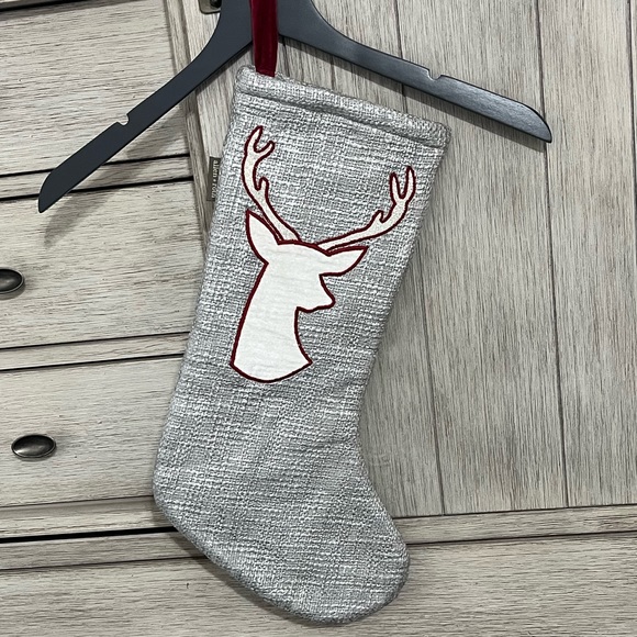 Allen + Roth | Holiday | Allen Roth Silverred Deer Stocking | Poshmark